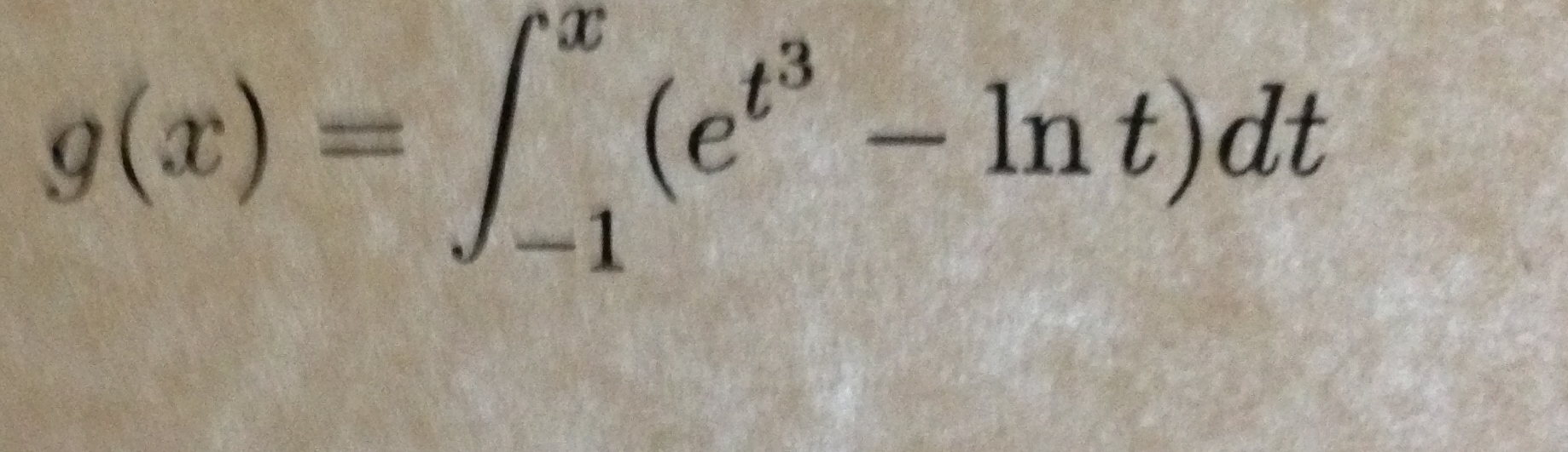 Solved Use FTC (fundamental theorem of calculus) I to find | Chegg.com