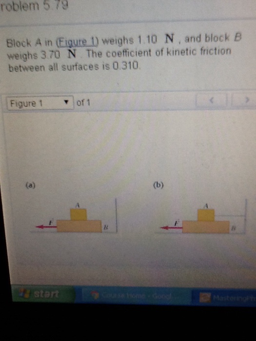 Solved Find the magnitude of the horizontal force F | Chegg.com