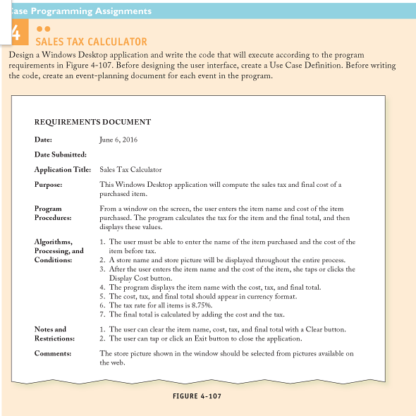 Solved Design A Windows Desktop Application And Write The