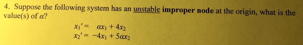 Solved 4. Suppose the following system has an unstable | Chegg.com