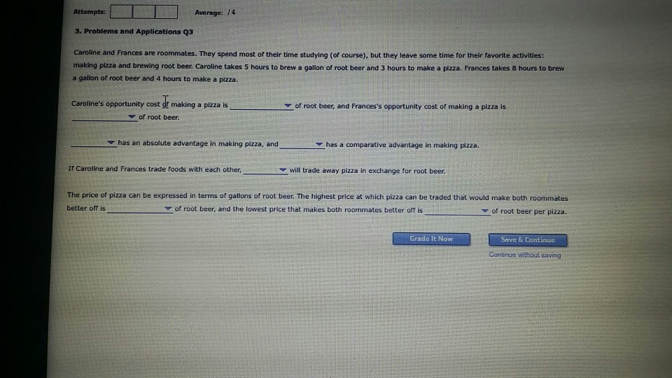 Attempt Average: /4 3. Problems and Applications Q3 | Chegg.com