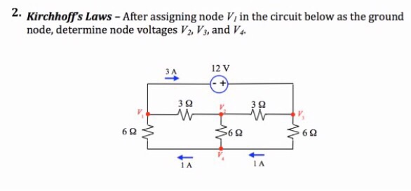Solved After assigning node V_1 in the circuit below as the | Chegg.com Solved After assigning node V_1 in the circuit below as the | Chegg.com