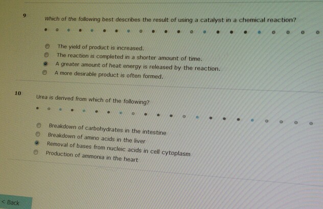 Solved 9 Which of the following best describes the result of | Chegg.com