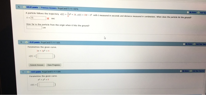 Solved A particle follows the trajectory x(t) = 1/8 t^3 - | Chegg.com