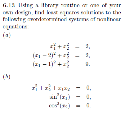 Solved 6.13 Using a library routine or one of your own | Chegg.com