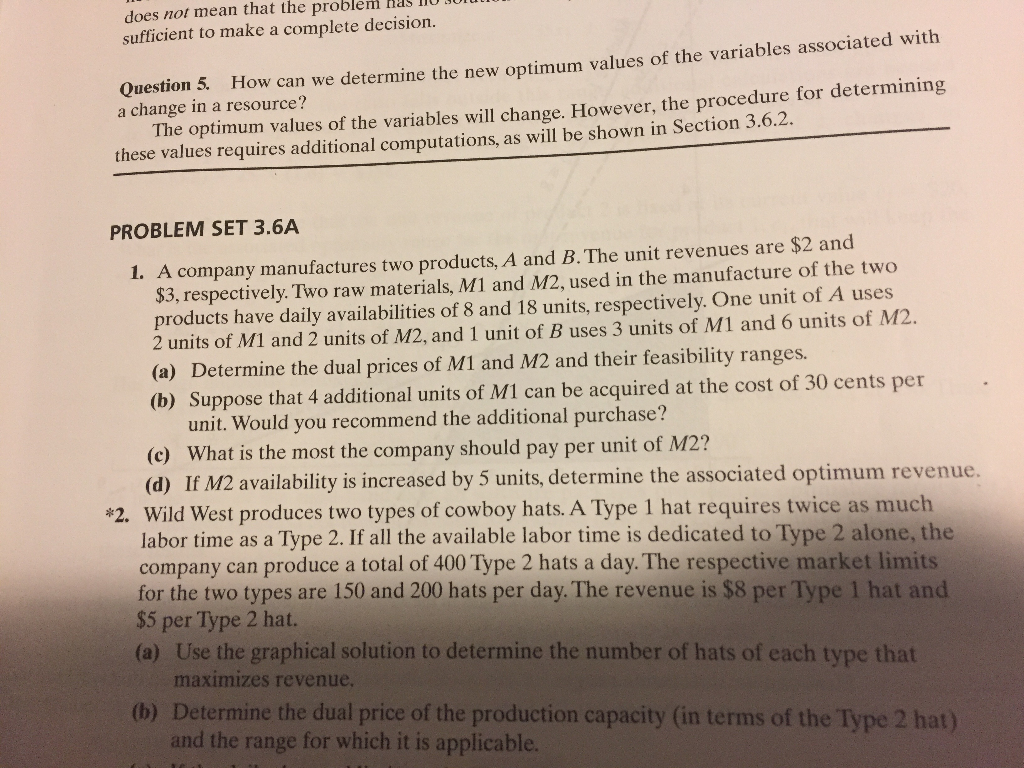 Solved 3.6 A 1 and 3.6 B 1 | Chegg.com