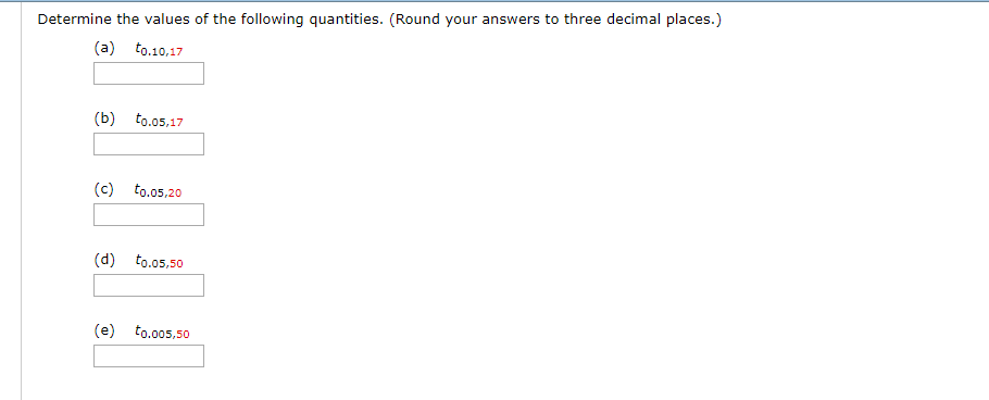 Solved Determine the values of the following quantities. | Chegg.com