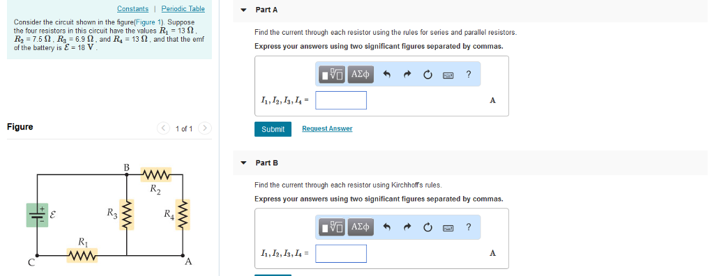 Solved Part A Constants Periodic Table Given that q= 13 μC | Chegg.com