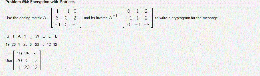 Solved What is the coded message? Make sure to put your | Chegg.com