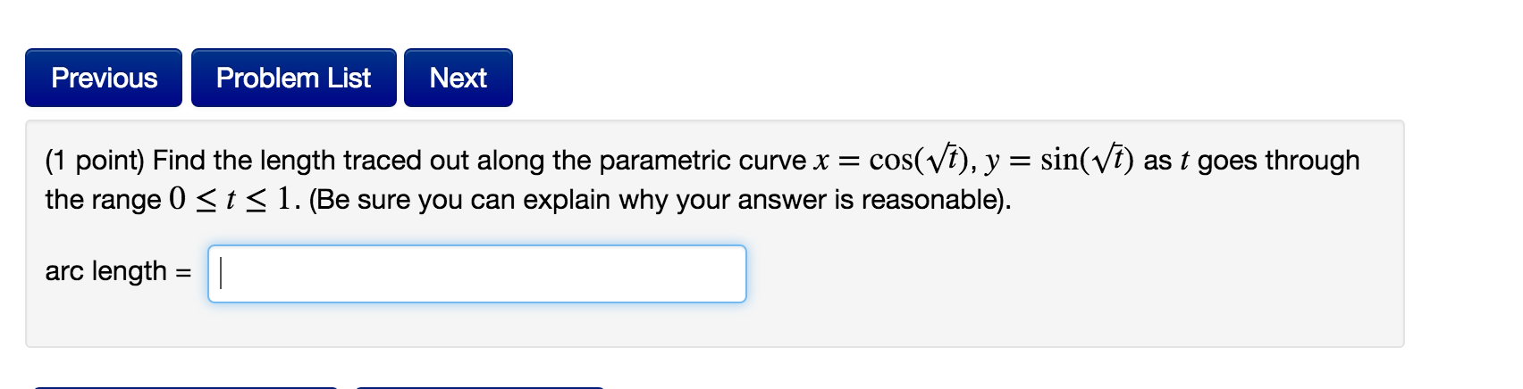 Solved Find the length traced out along the parametric curve | Chegg.com
