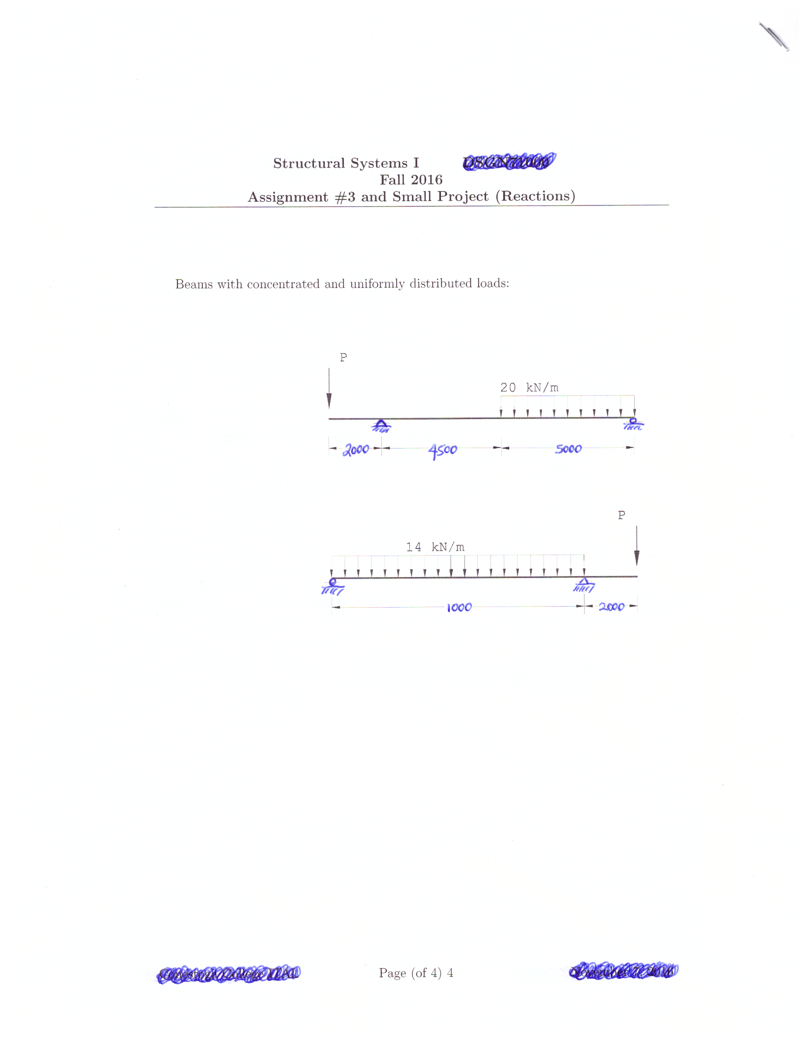 Solved Beams with concentrated and uniformly distributed | Chegg.com