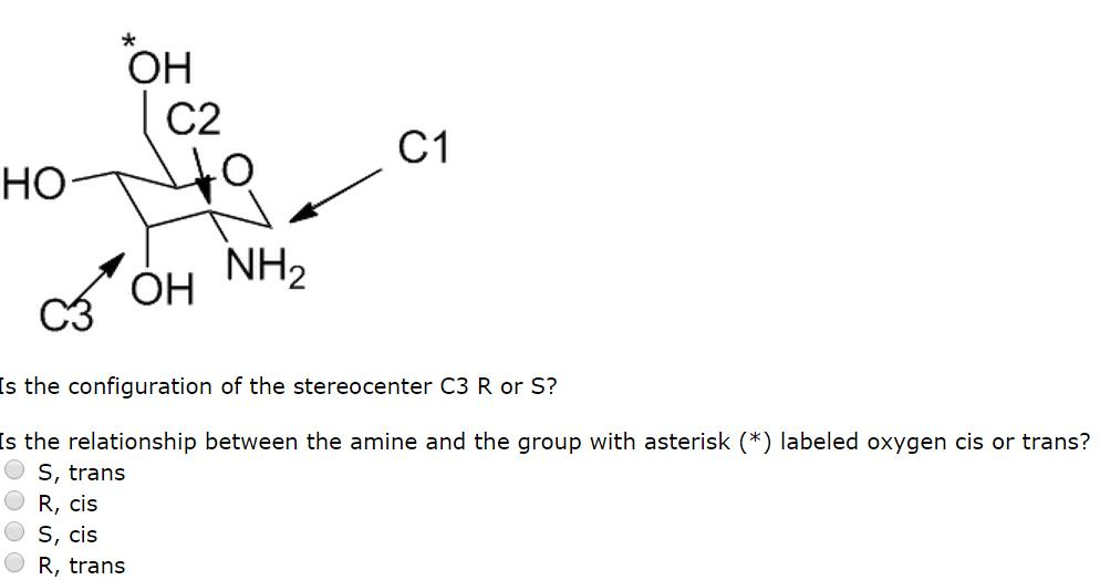 Solved Is the configuration of the stereocenter C3 R or S? | Chegg.com