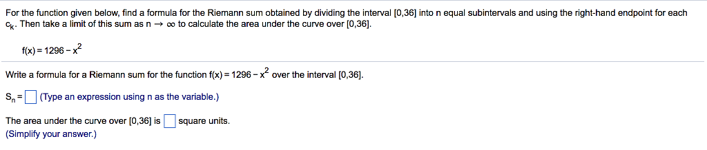 Solved For the function given below, find a formula for the | Chegg.com