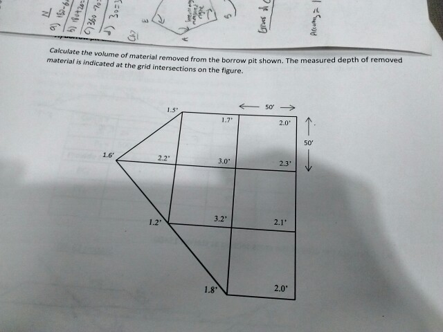 Solved Calculate The Volume Of Material Removed From The 