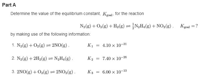 Solved It is possible to predict the equilibrium constant of | Chegg.com
