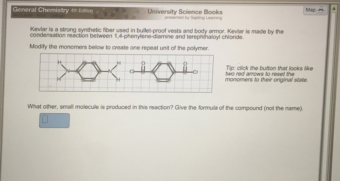Solved Kevlar is a strong synthetic fiber used in | Chegg.com