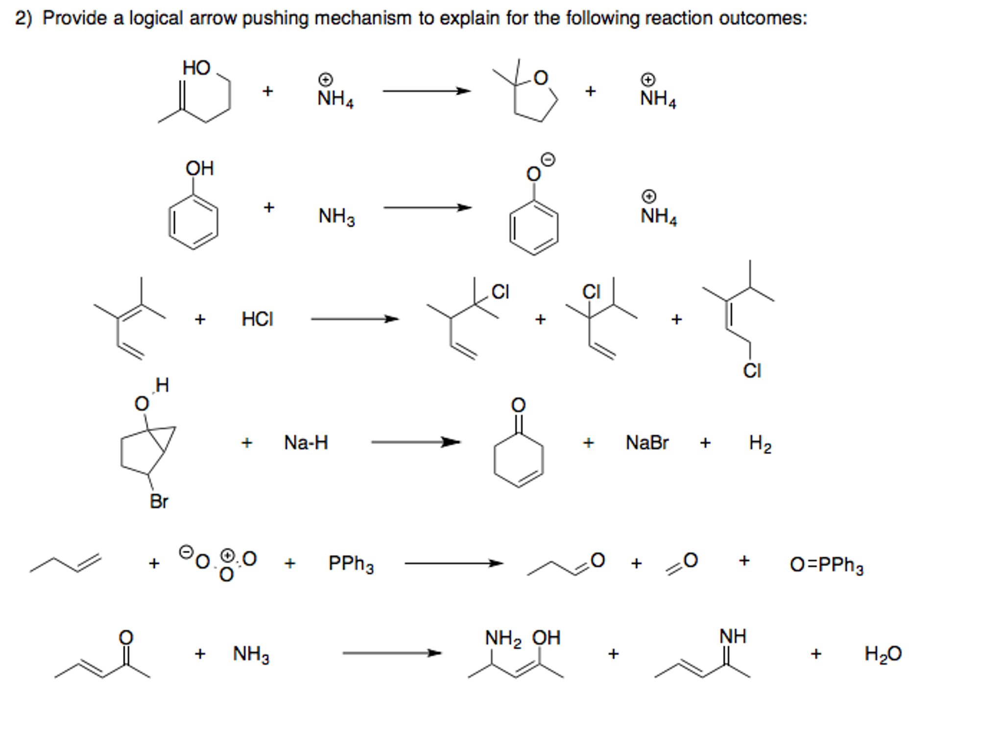 Solved Provide a logical arrow pushing mechanism to explain | Chegg.com