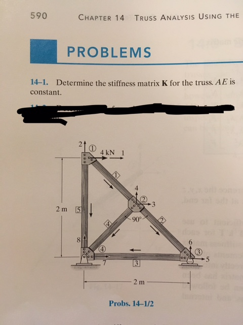 Solved 590 CHAPTER 14 TRUSS ANALYSIS USING THE PROBLEMS | Chegg.com