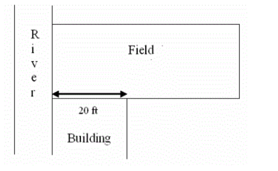 Solved 3. A rectangular field as shown is to be bounded by a | Chegg.com