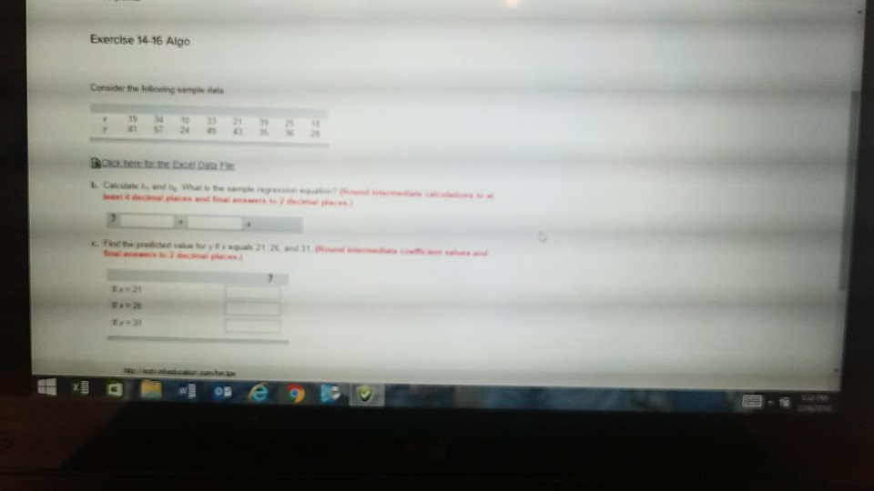 Solved Exercise 14-16 Algo 41 2444 | Chegg.com