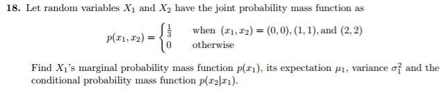 Solved Let random variables X_1 and X_2 have the joint | Chegg.com Solved Let random variables X_1 and X_2 have the joint | Chegg.com