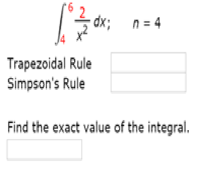 Solved Use the Trapezoidal Rule and Simpson's Rule to | Chegg.com