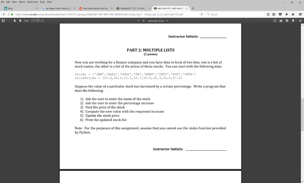 Solved Eile Edit Yew Hbtory Bookmarks bols Help x Las Vegas | Chegg.com