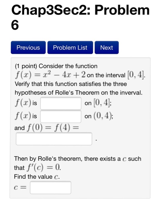 Solved Consider the function f(x) = x^2 - 4x + 2 on the | Chegg.com