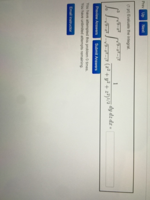Solved Evaluate the integral. Integral^3_0 integral^square | Chegg.com