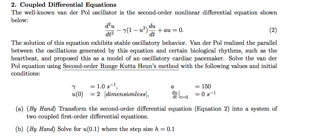 Nonlinear Second Order Differential Equation