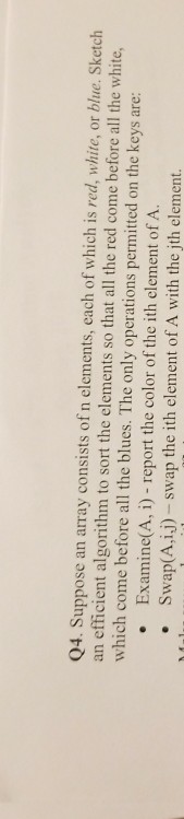Solved Q4 Suppose An Array Consists Of N Elements Each Of