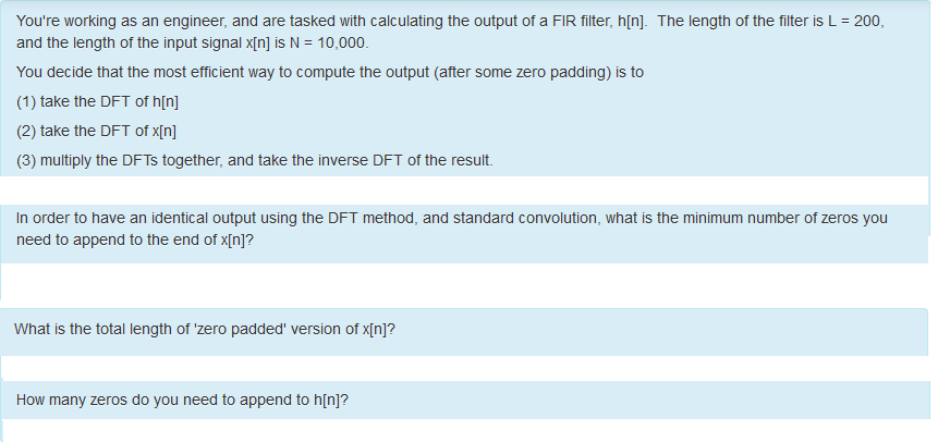 Solved You're working as an engineer, and are tasked with | Chegg.com
