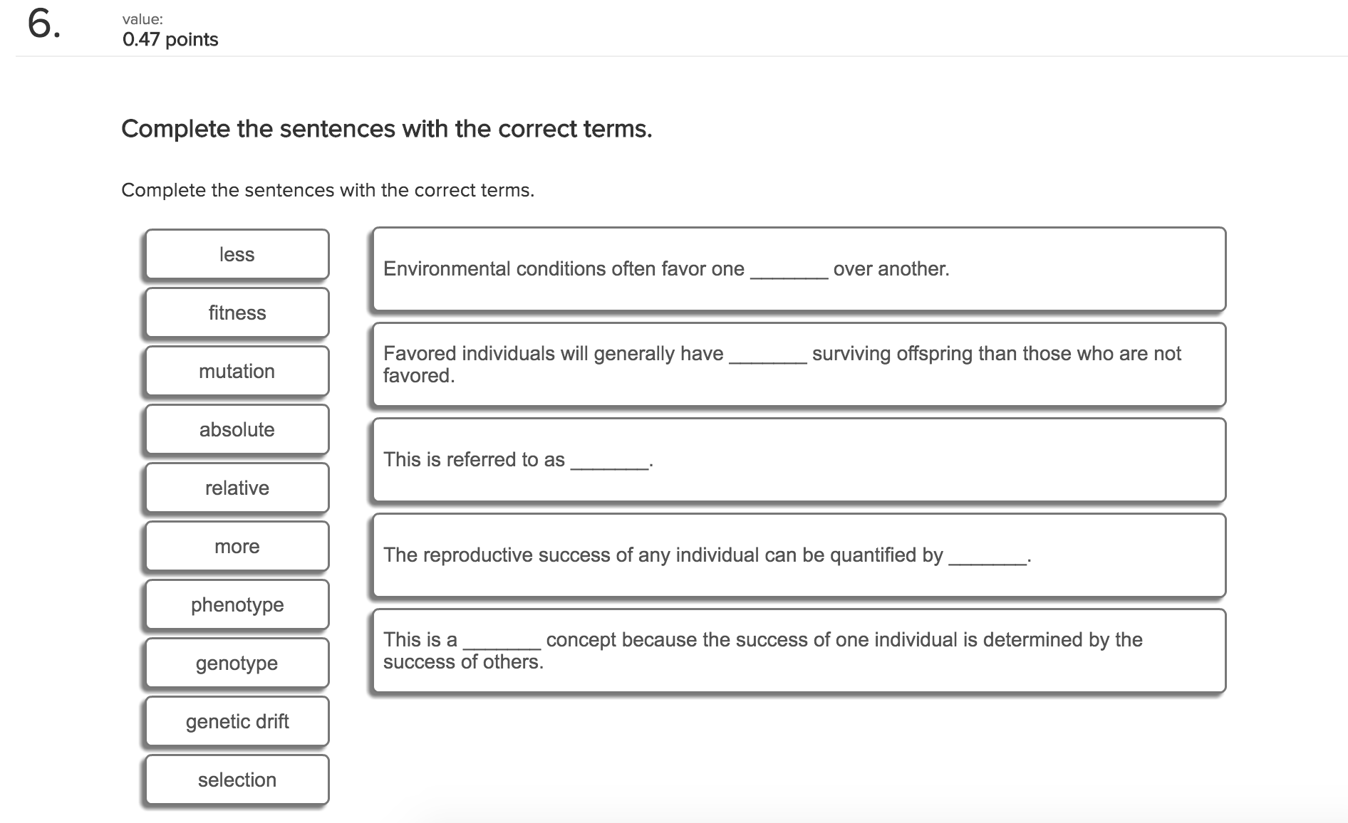 Solved Complete the sentences with the correct terms. | Chegg.com Solved Complete the sentences with the correct terms. | Chegg.com