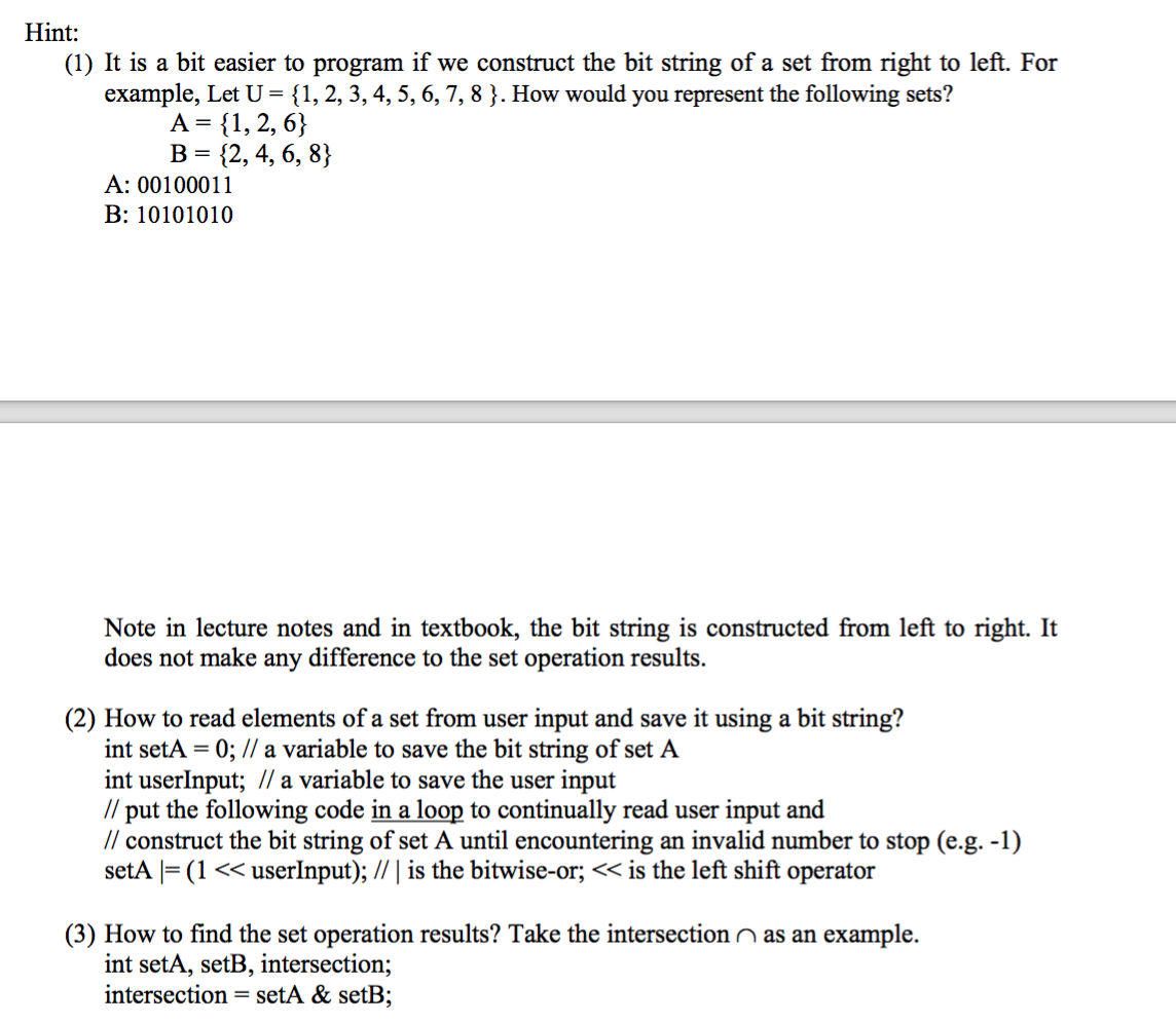 Solved 1· (10 points) Given subsets A and B of a universal | Chegg.com