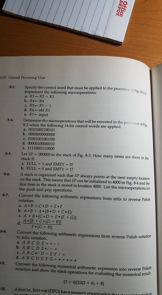 Specify the control word that must be applied to the | Chegg.com