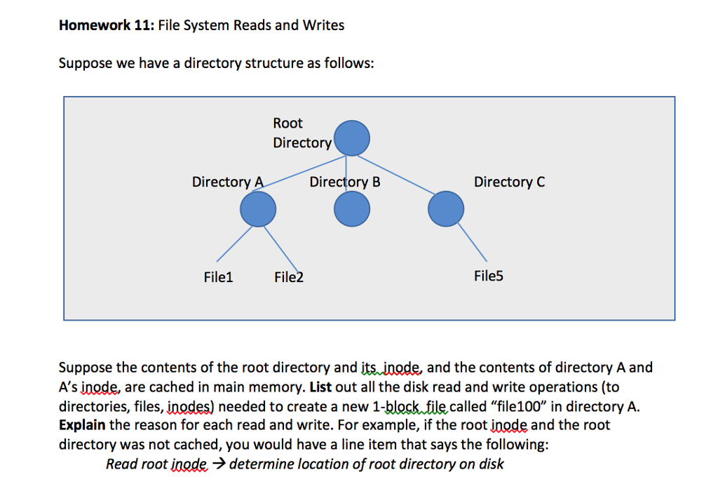 Solved Homework 13: In a file system using metadata | Chegg.com