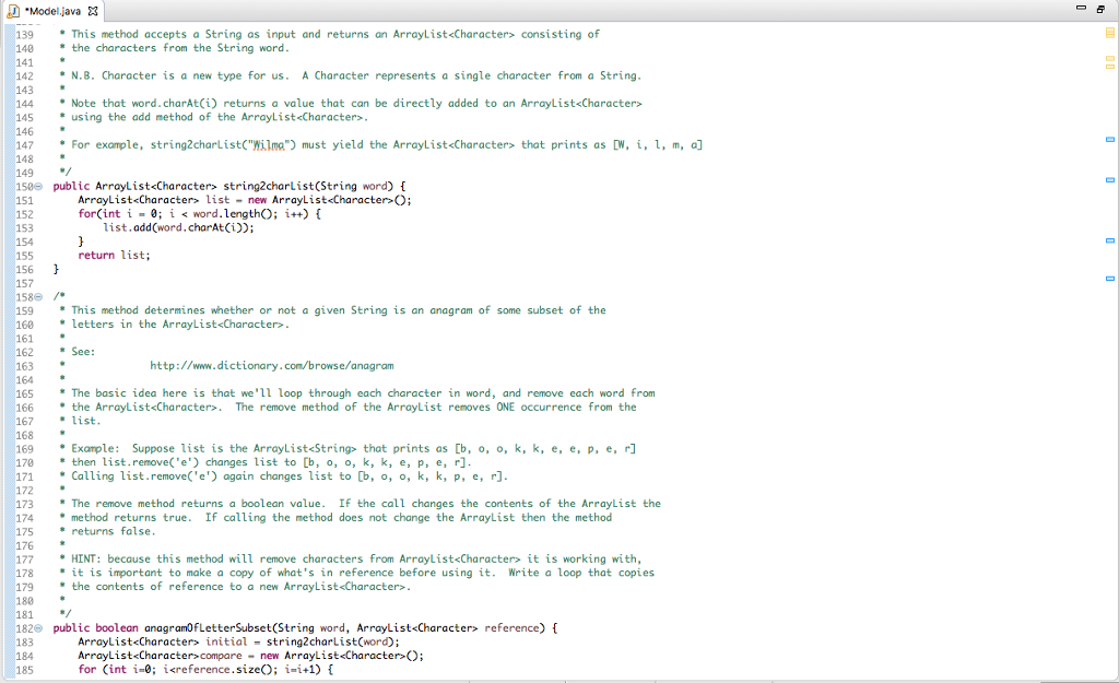 "Model.java 1 package code; 3e import java . io. | Chegg.com
