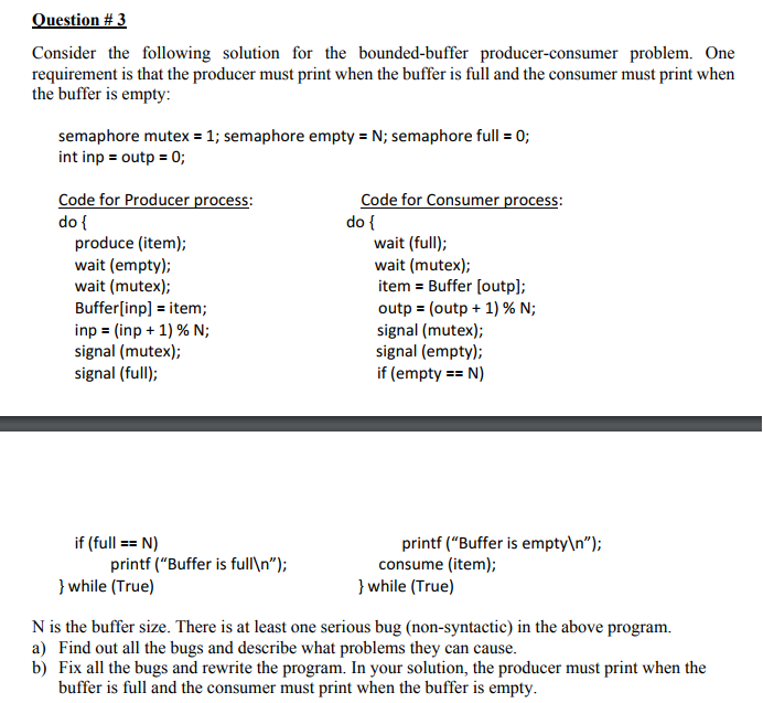 Solved uestion # Consider the following solution for the | Chegg.com