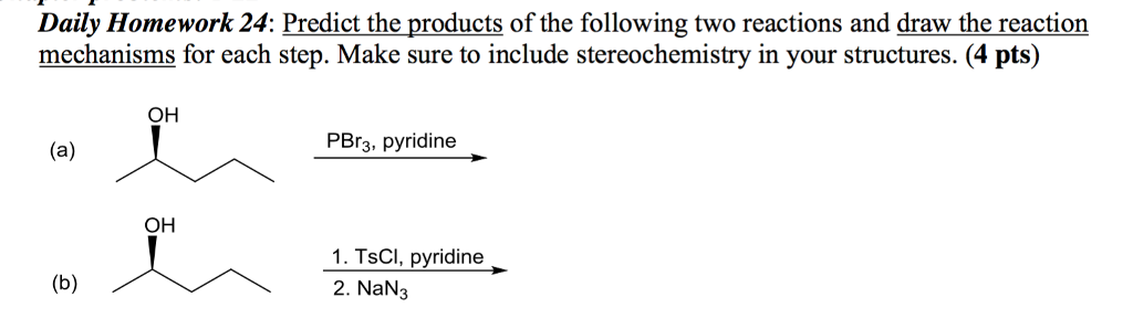 Solved Predict the products of the following two reactions | Chegg.com
