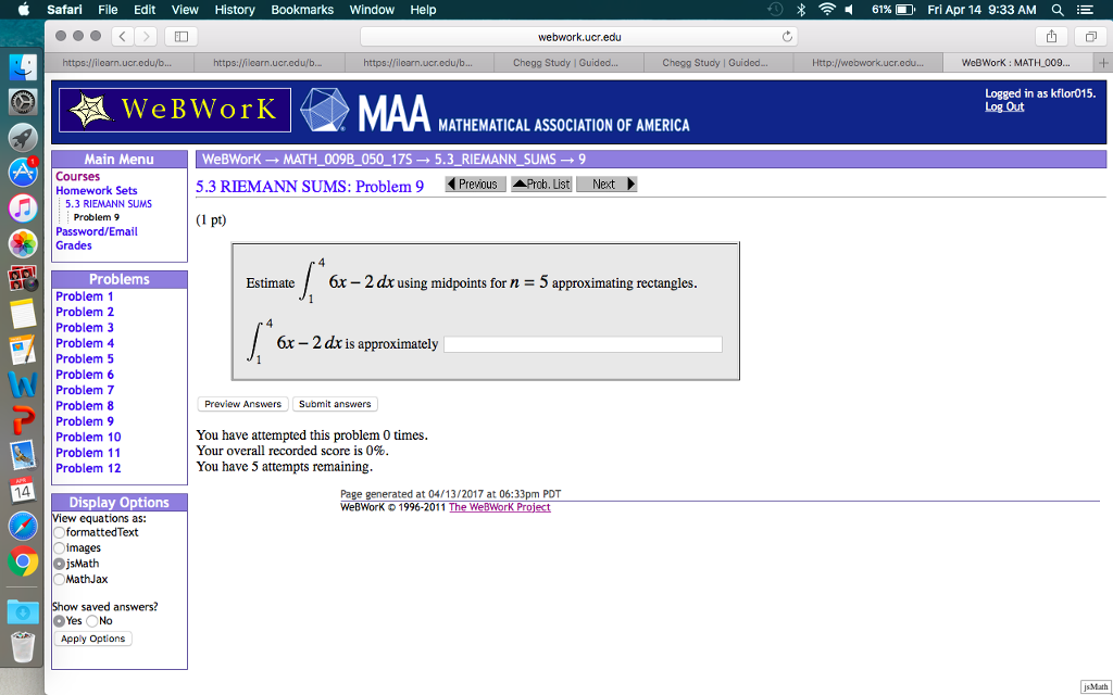 Calculus Archive | April 13 2017 | Chegg.com