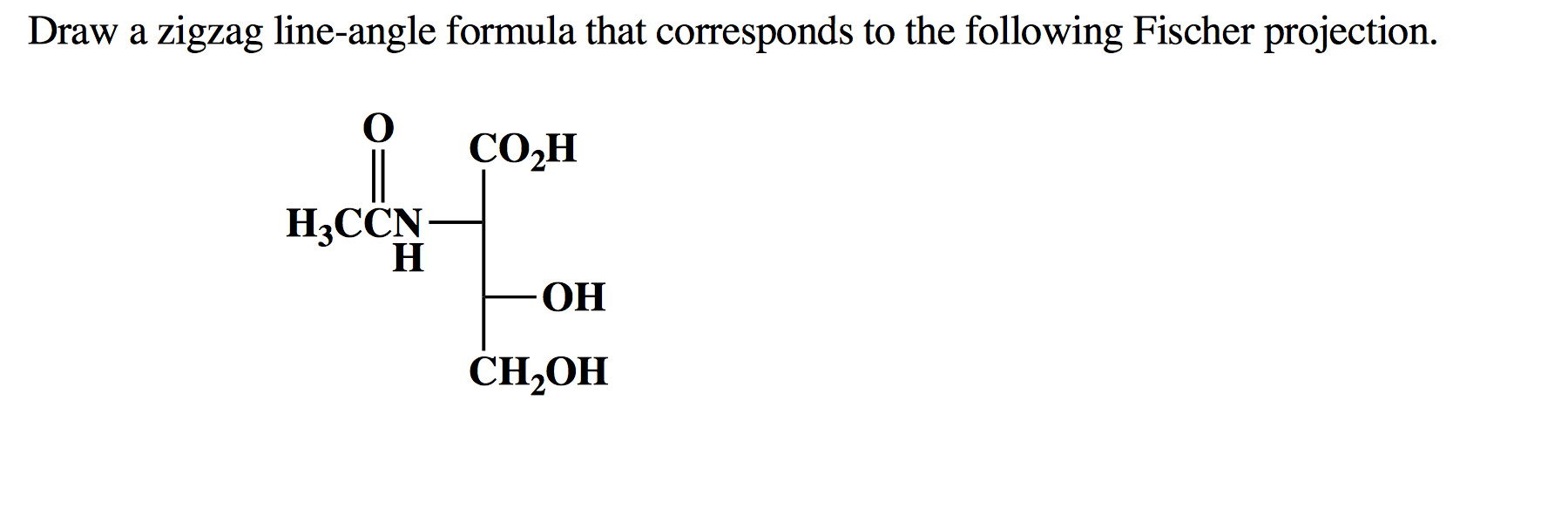 Solved Draw a zigzag line-angle formula that corresponds to | Chegg.com