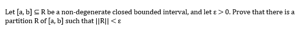 Solved Let [a, b] R be a non-degenerate closed bounded | Chegg.com