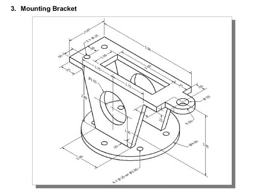 Solved AutoCad Desing help, Please help me design the | Chegg.com