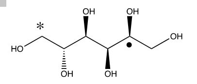 Solved The structure of sorbitol is shown, and two carbons | Chegg.com