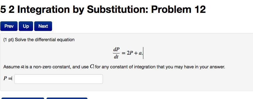 Solved Solve the differential equation Assume a| is a | Chegg.com