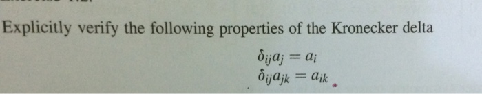 Solved Explicitly verify the following properties of the | Chegg.com