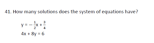 Solved How many solutions does the system of equations have? | Chegg.com