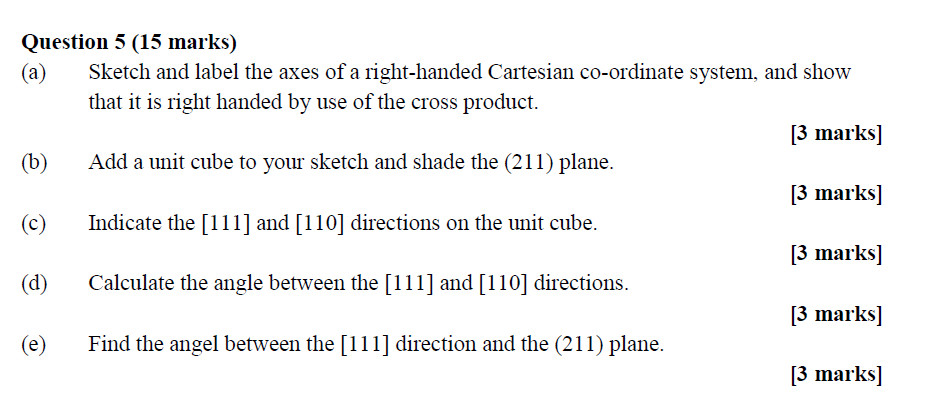 Solved Question 5 (15 marks) (a) Sketch and label the axes | Chegg.com