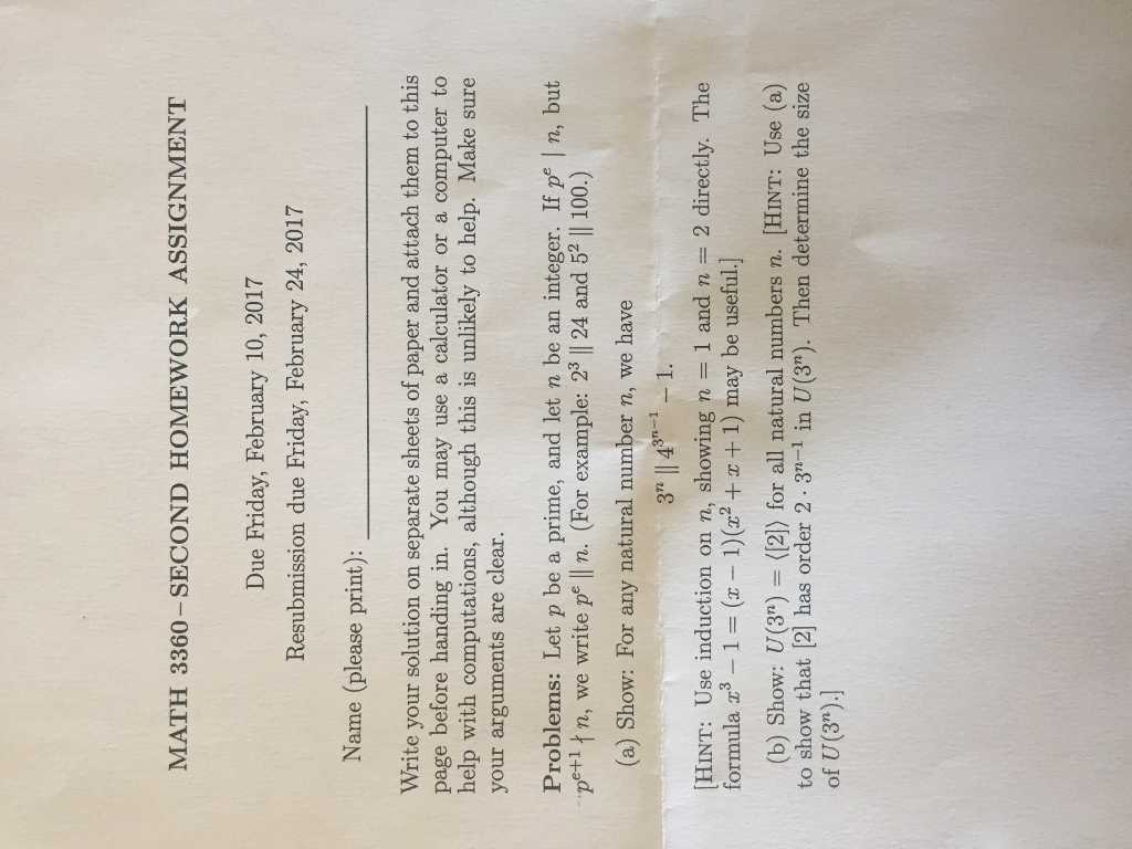 Solved Write your solution on separate sheets of paper and | Chegg.com