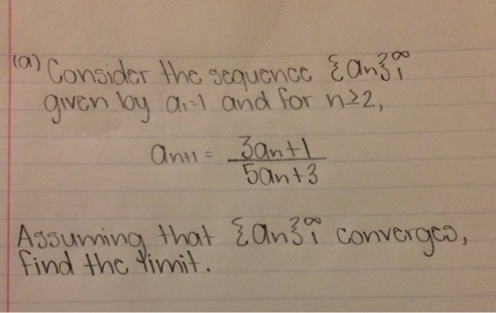 Solved Consider the sequence {a_n}_1^infinity given by a_1 = | Chegg.com